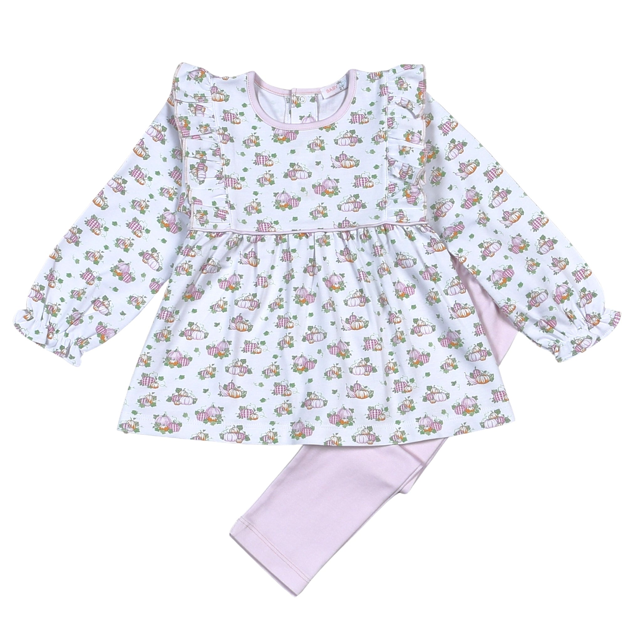 PCH-120 Pumpkins Pima pants set – Baby Loren Wholesale